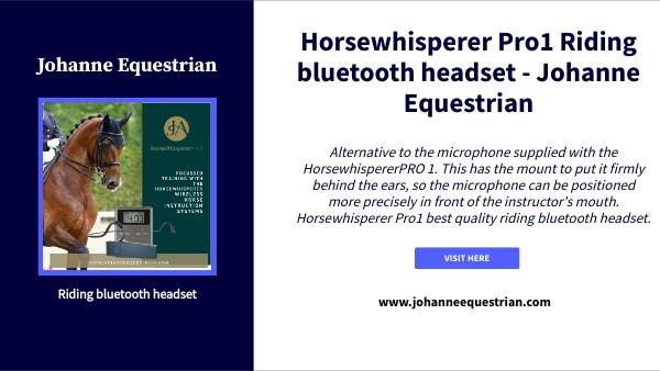 Riding Bluetooth headset