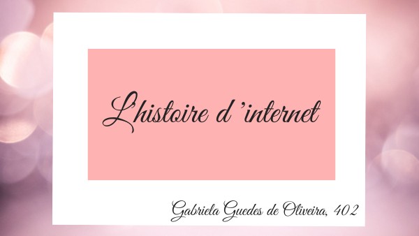 exposé internet | Genially