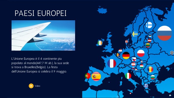 EUROPE MAP NEGATIVE SPACE | Genially