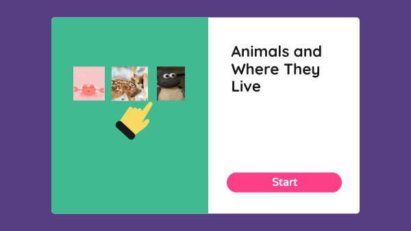 Basic - animals and where they live | Genially