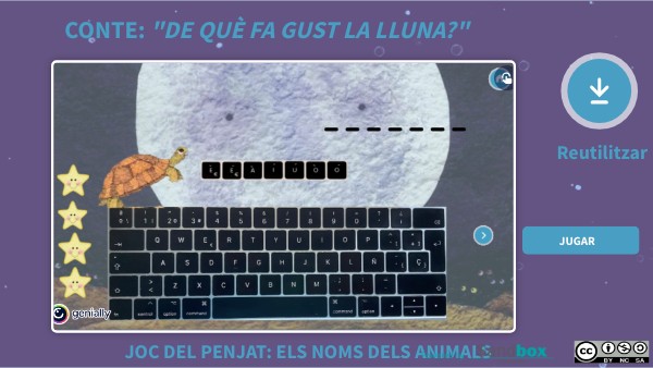 JOC DEL PENJAT: De què fa gust la Lluna?