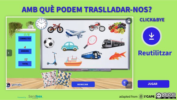 click&bye: VEHICLES | Genially