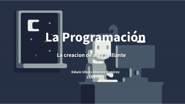 LA PROGRAMACION | Genially