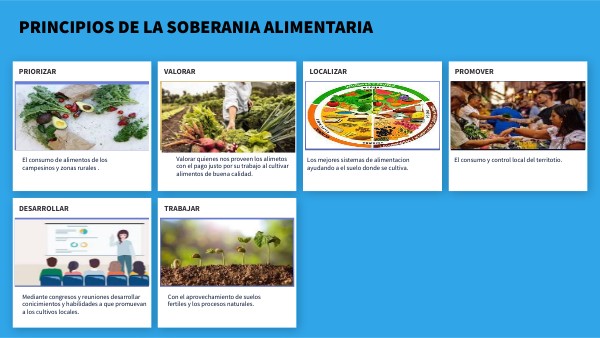 principios de la soberanía alimentaria