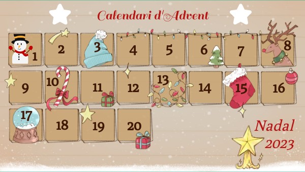 CALENDARI D'ADVENT | Genially