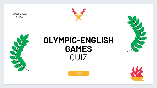 OLYMPIC GAMES QUIZ | Genially
