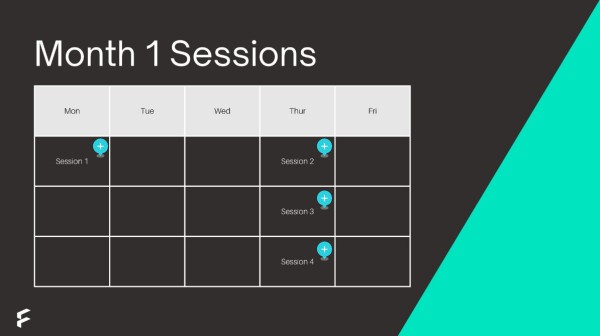 Buddy Program - Month 1 Schedule | Genially