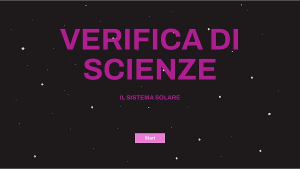 VERIFICA DI SCIENZE | Genially