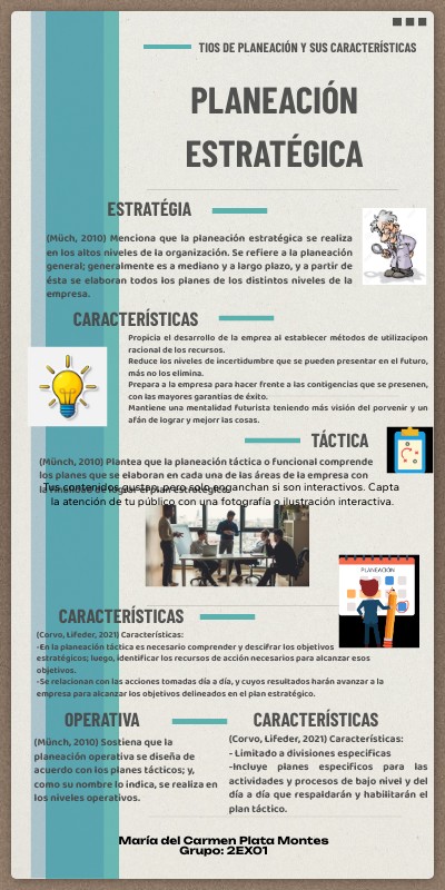 INFOGRAFÍA PLANEACIÓN ESTRATÉGICA | Genially