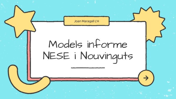 MODELS INFORME NESE I NOUVINGUTS
