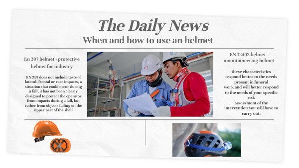 When and how to use an helmet