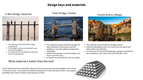 U2. Structures. Design Keys and Materials