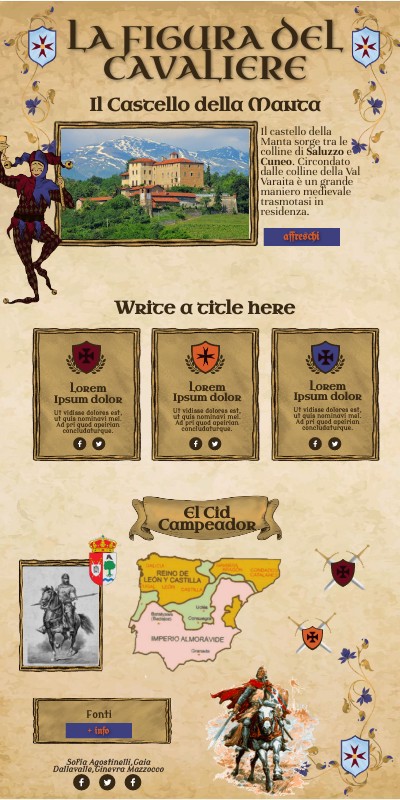 MEDIEVAL VERTICAL INFO