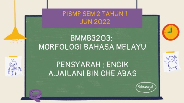 MORFOLOGI BAHASA MELAYU