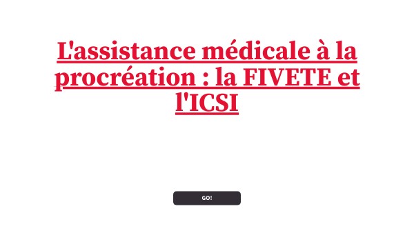 Exposé SVT | Genially