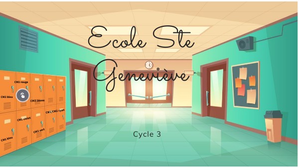 cm2 rouge année scolaire | Genially