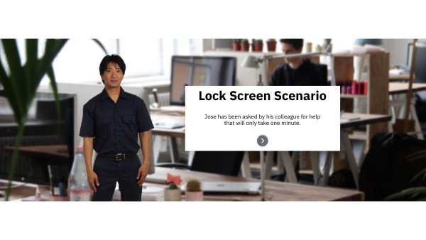 Lock Screen Scenario