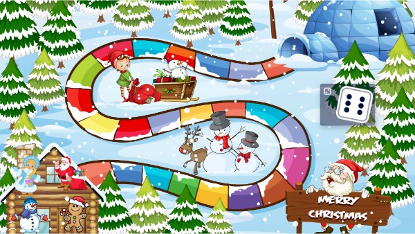 Christmas board game by @nastya_drynova | Genially