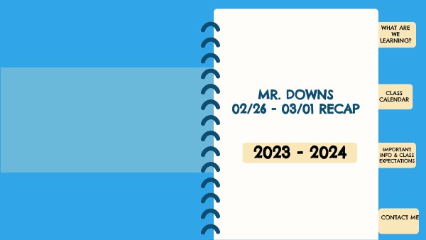 Mr. Downs - Government 09/06 - 09/08 Recap