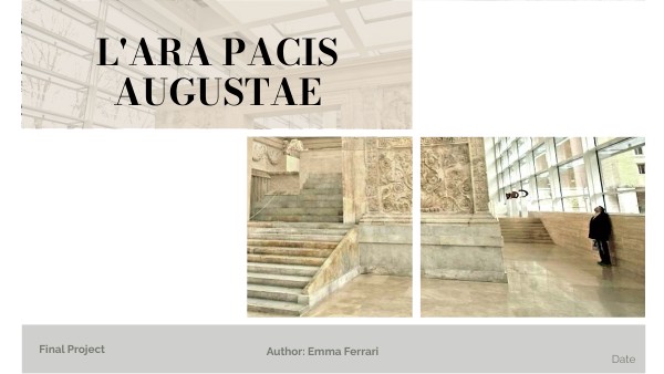 l'ara pacis augustae | Genially