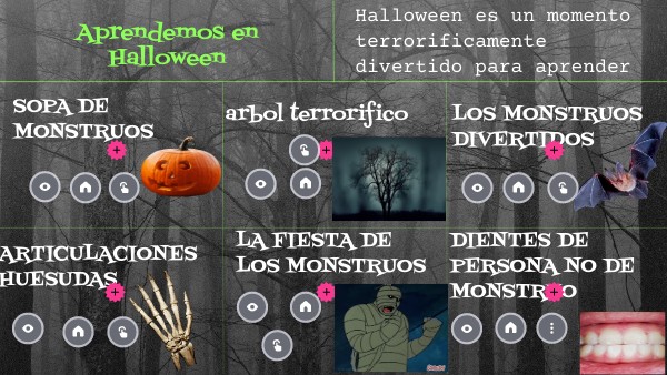 PAISAJE DE APRENDIZAJE HALLOWEEN