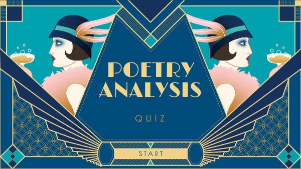 Poetry analysis quiz | Genially