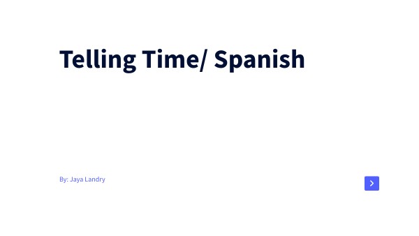 Spanish QUIZ