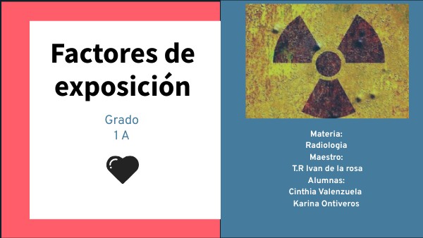 factores de exposicion | Genially