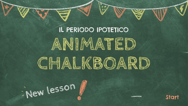 ANIMATED CHALKBOARD LEARNING UNIT | Genially