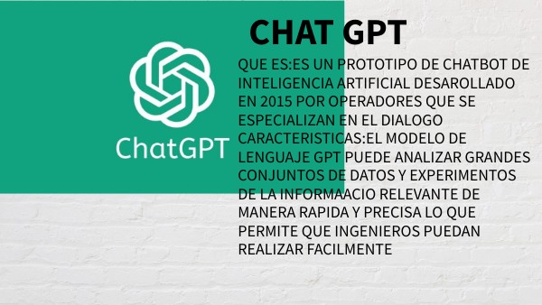 CHAT GPT | Genially