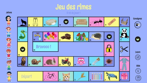 Jeu des rîmes | Genially