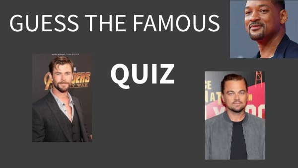 FAMOUS QUIZ | Genially