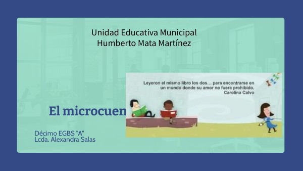 MICROCUENTO | Genially