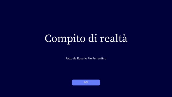 Compito di realtà