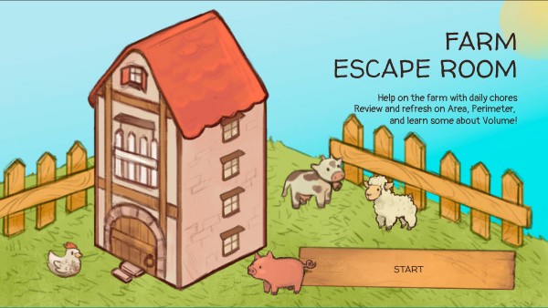 Area, Perimeter, and Volume _ FARM ESCAPE ROOM | Genially