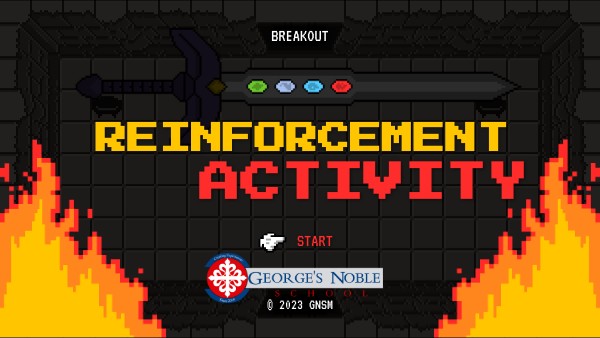 BREAKOUT REINFORCEMENT ACTIVITY | Genially