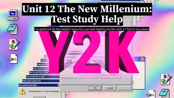 Unit 12 Test Resources