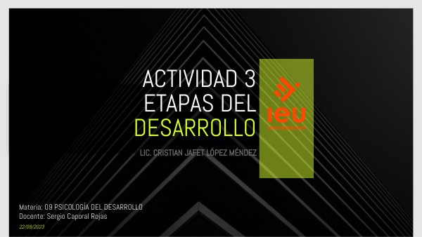 ETAPAS DEL DESARROLLO | Genially