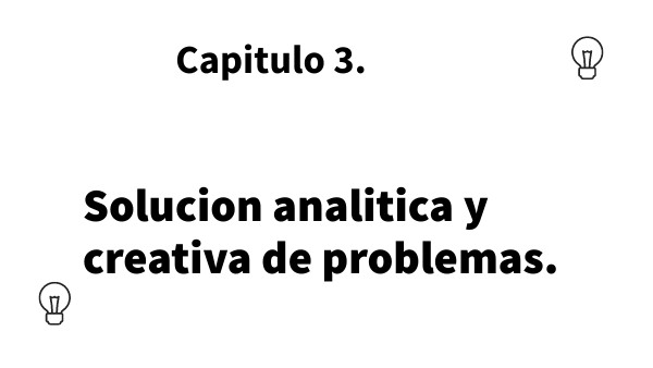 CAP 3, 5 y 7 MODELOS DE SOLUCION ANALITICA | Genially