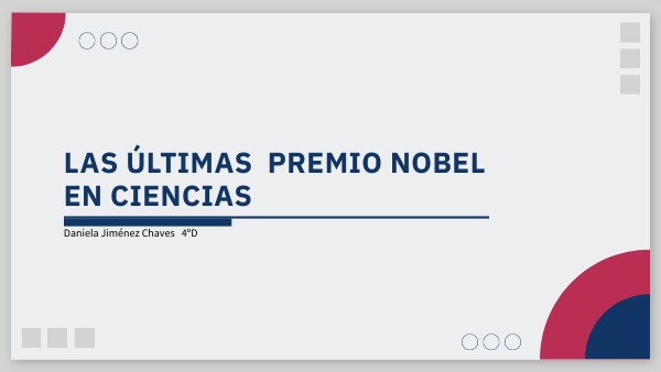 PREMIO NOBEL