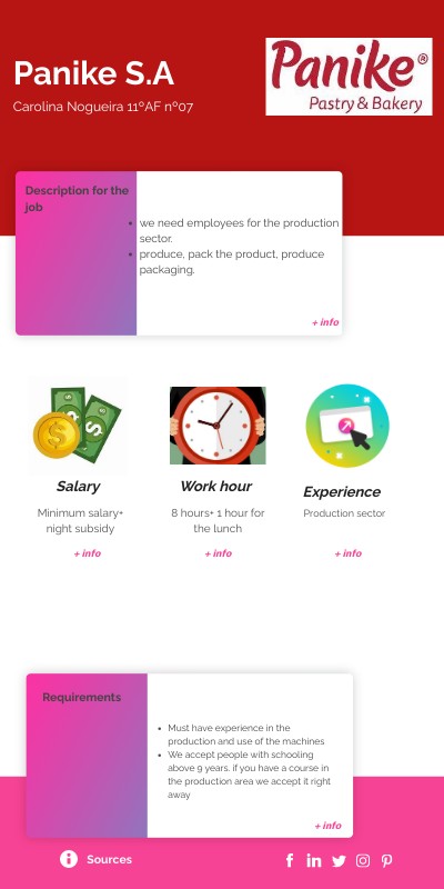 Job advert | Genially