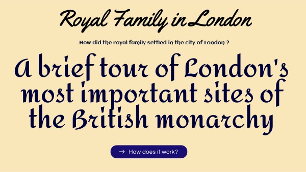 Royal Family in London | Genially