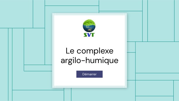 Le complexe argilo-humique | Genially