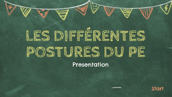 LA POSTURE DU PE | Genially