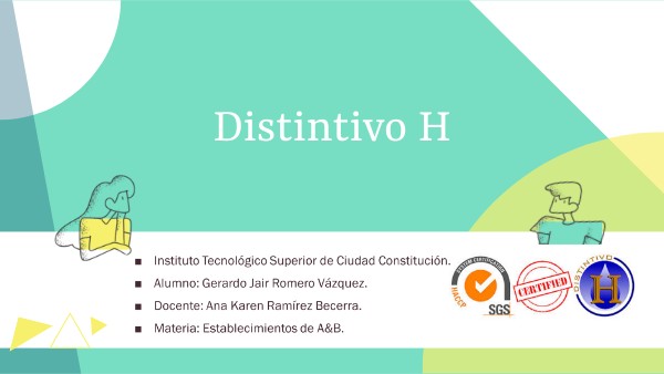 Distintivo H | Genially