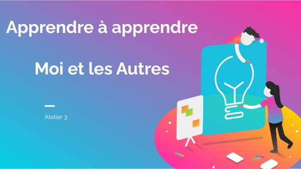 Apprendre à apprendre : Atelier 3 Moi et les autres | Genially