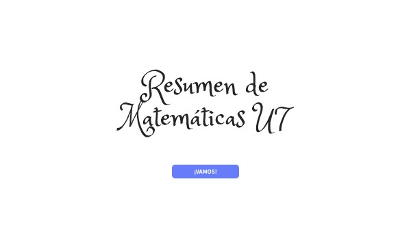 Presentación Matemáticas