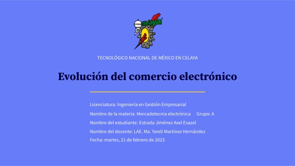 Línea del tiempo la evolución del e-commerce - Axel Jiménez