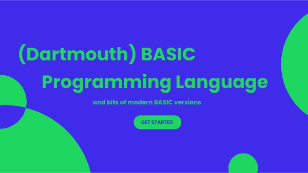 Dartmouth BASIC | Genially