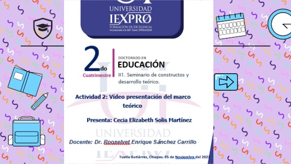 VIDEO DEL BORRADOR DE MARCO TEÓRICO | Genially